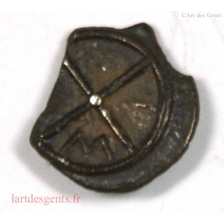 Gauloise de Marseille - Obole ethnique au M, 400-380 av JC, lartdesgents.fr