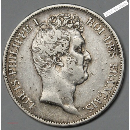 5 Francs 1830 A TRANCHE EN RELIEF TTB, lartdesgents.fr